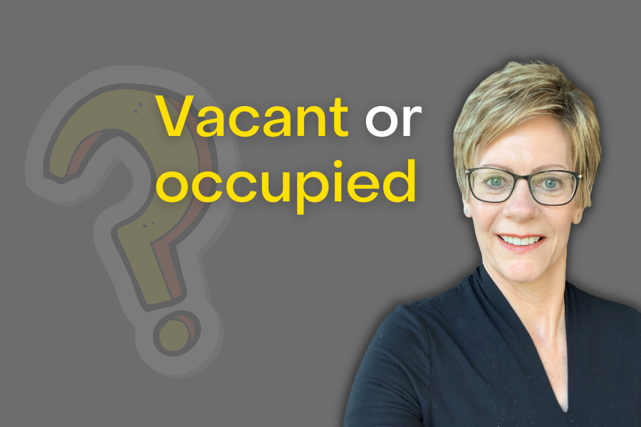 Is it better to show your house occupied or vacant? | #RealEstateTalk